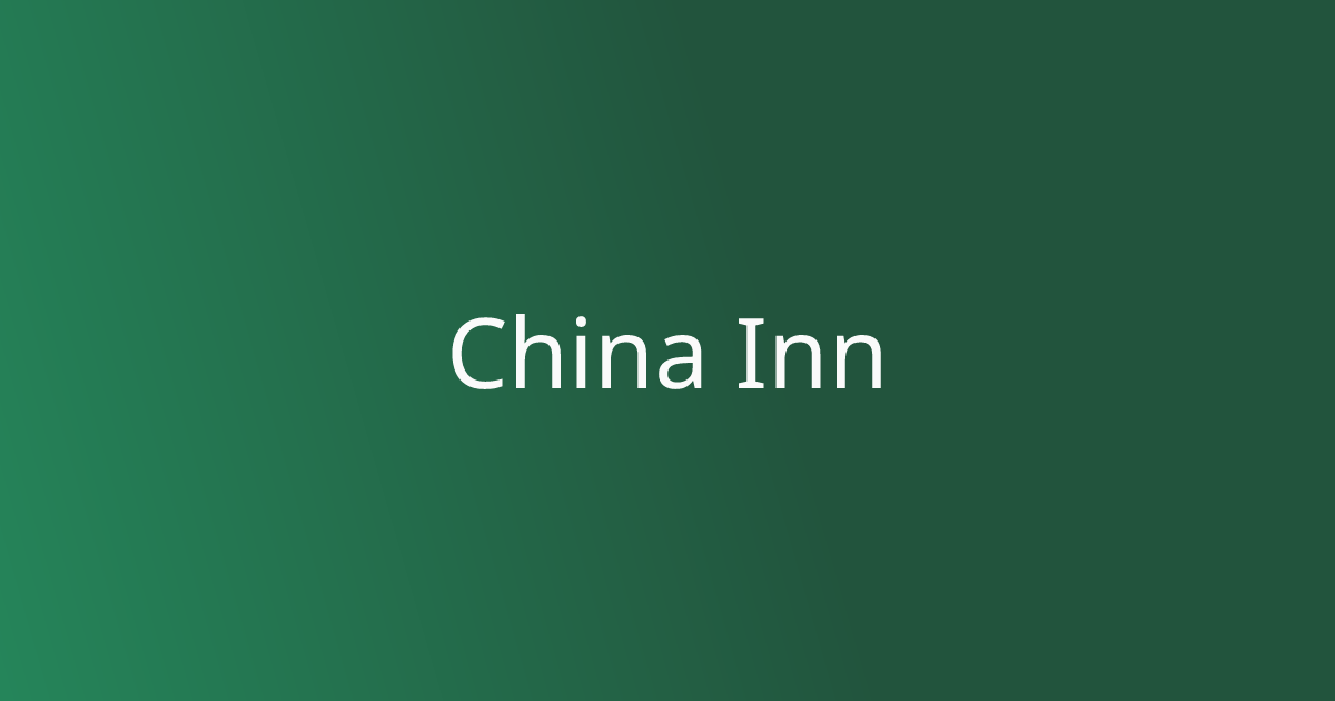 Order Authentic Chinese Online | China Inn - Pickup Available